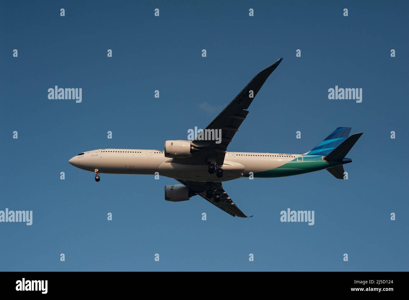 Apr. 07, 2021, Singapore, Republic of Singapore, Asia - A Garuda ...