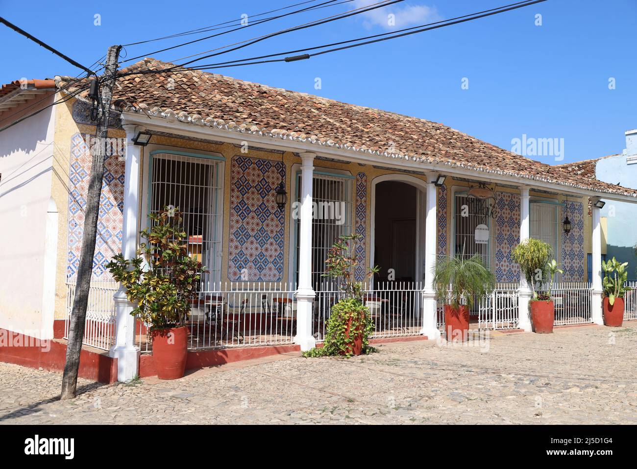 Colonial house in Trinidad, Cuba Stock Photo - Alamy