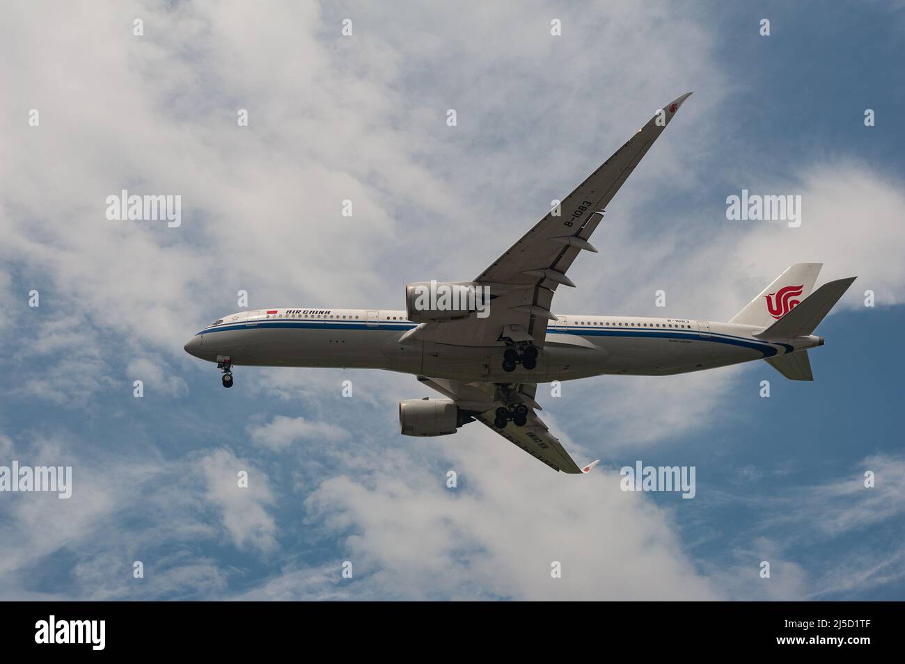 May 26, 2021, Singapore, Republic of Singapore, Asia - An Air China ...