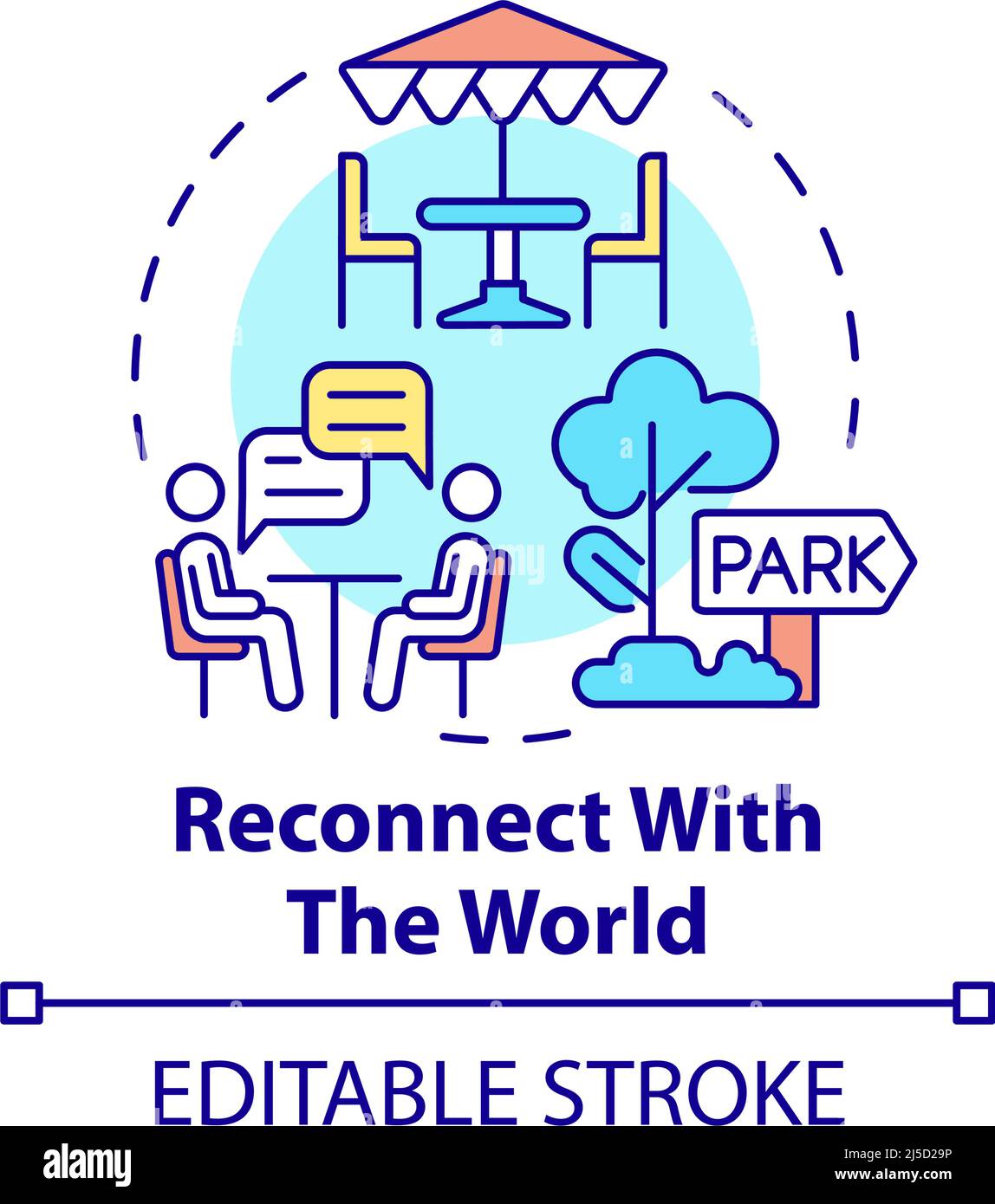 Rehab outdoor circle Stock Vector Images - Alamy