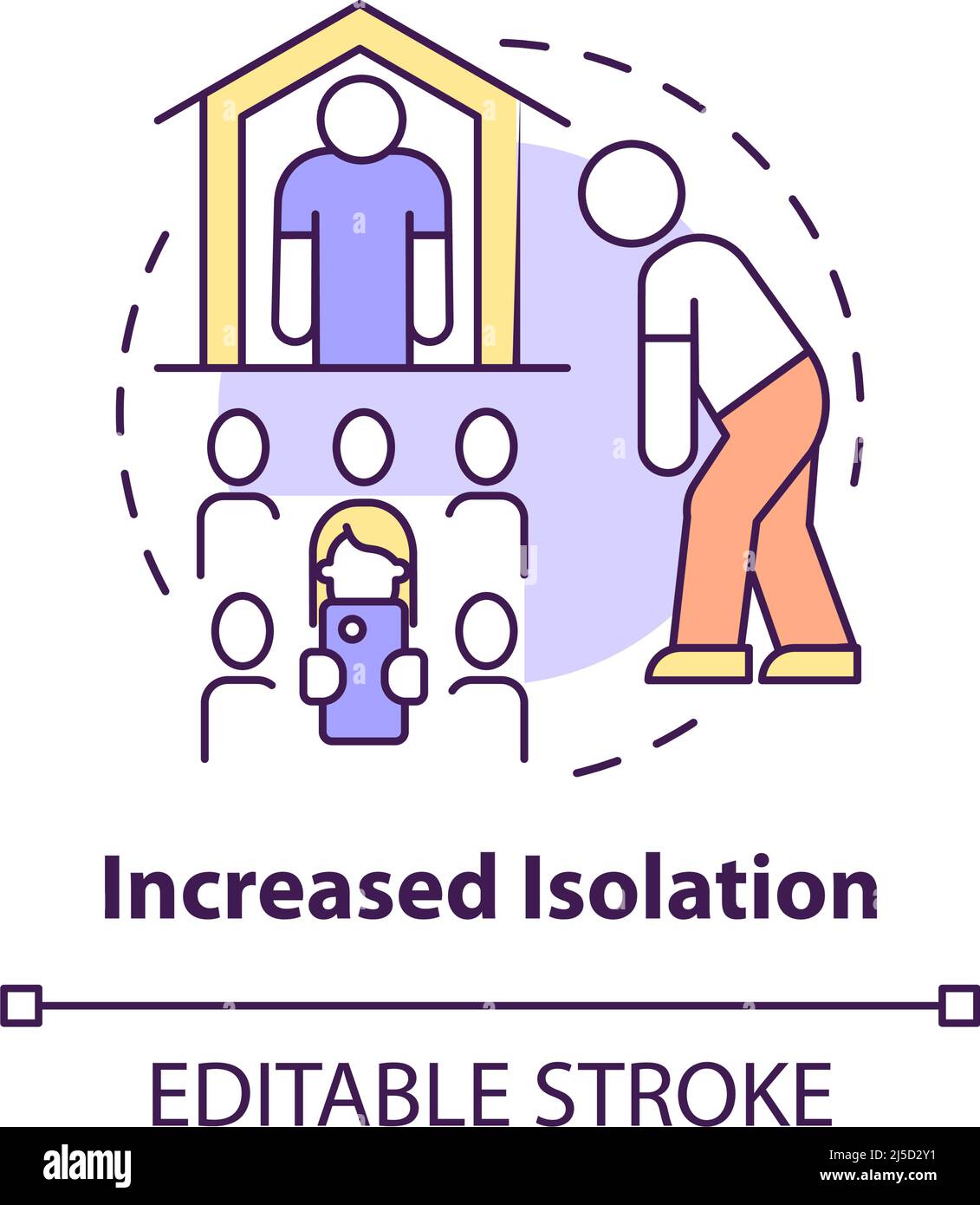 Coping with social isolation hi-res stock photography and images - Alamy