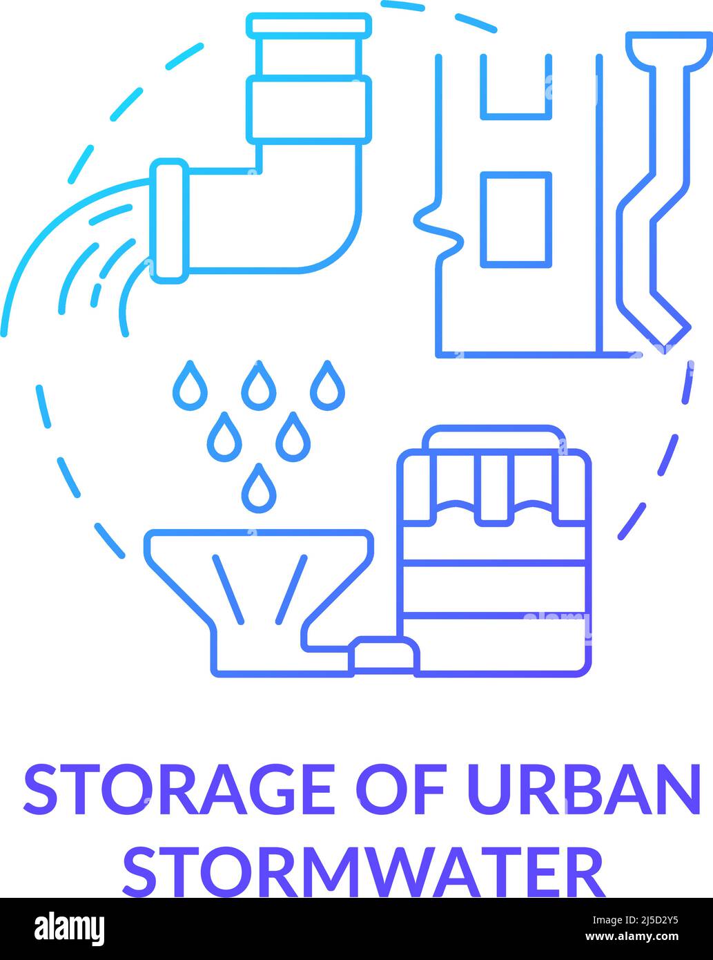 Rainwater drainage Stock Vector Images - Alamy