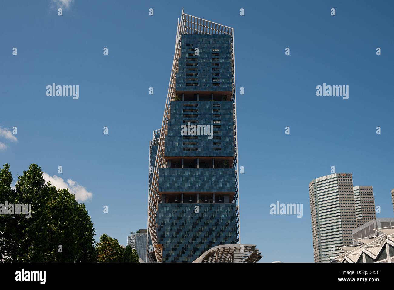 Sept. 23, 2021, Singapore, Republic of Singapore, Asia - Exterior view ...