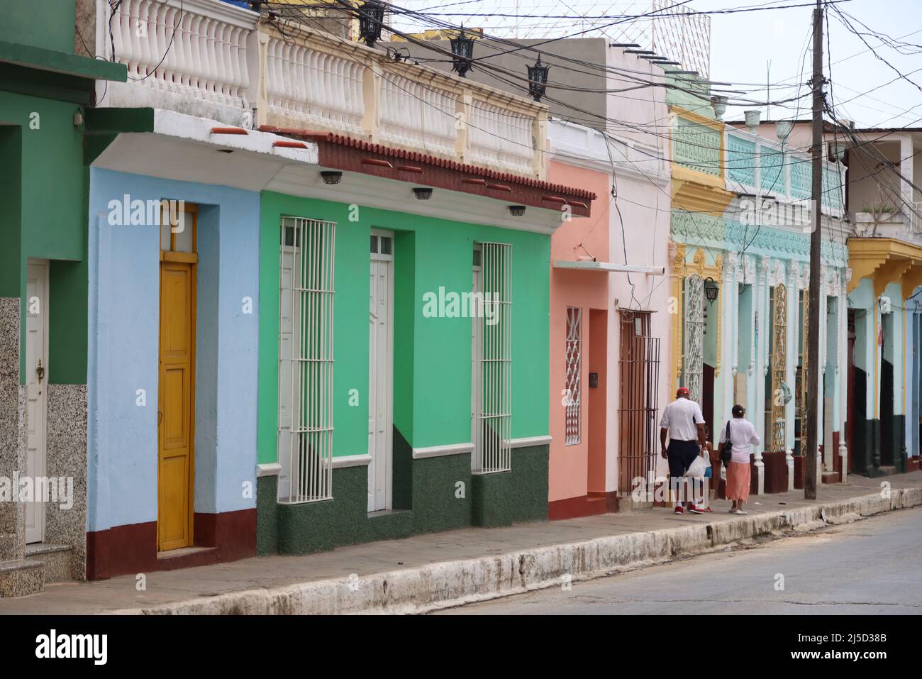 Colonial houses in Trinidad, Cuba Stock Photo - Alamy