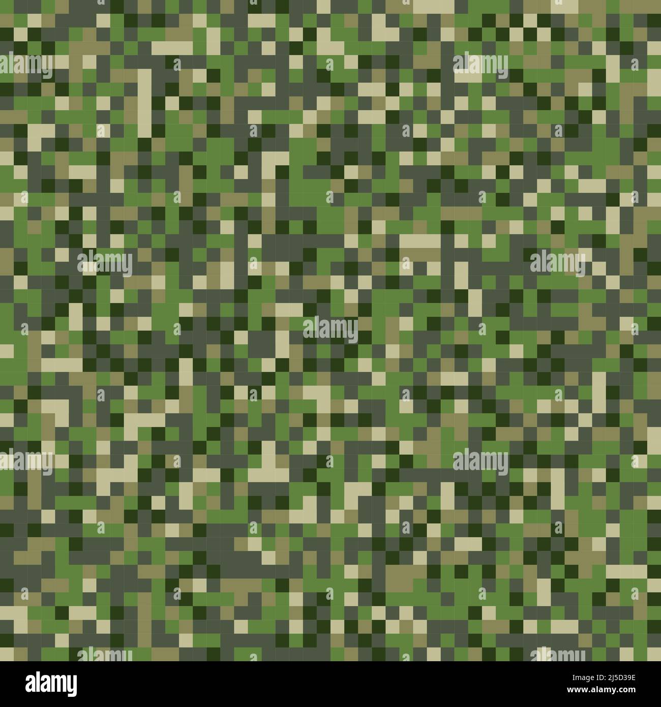 Pixel digital seamless pattern. Military suit fabric, abstract pixel ...