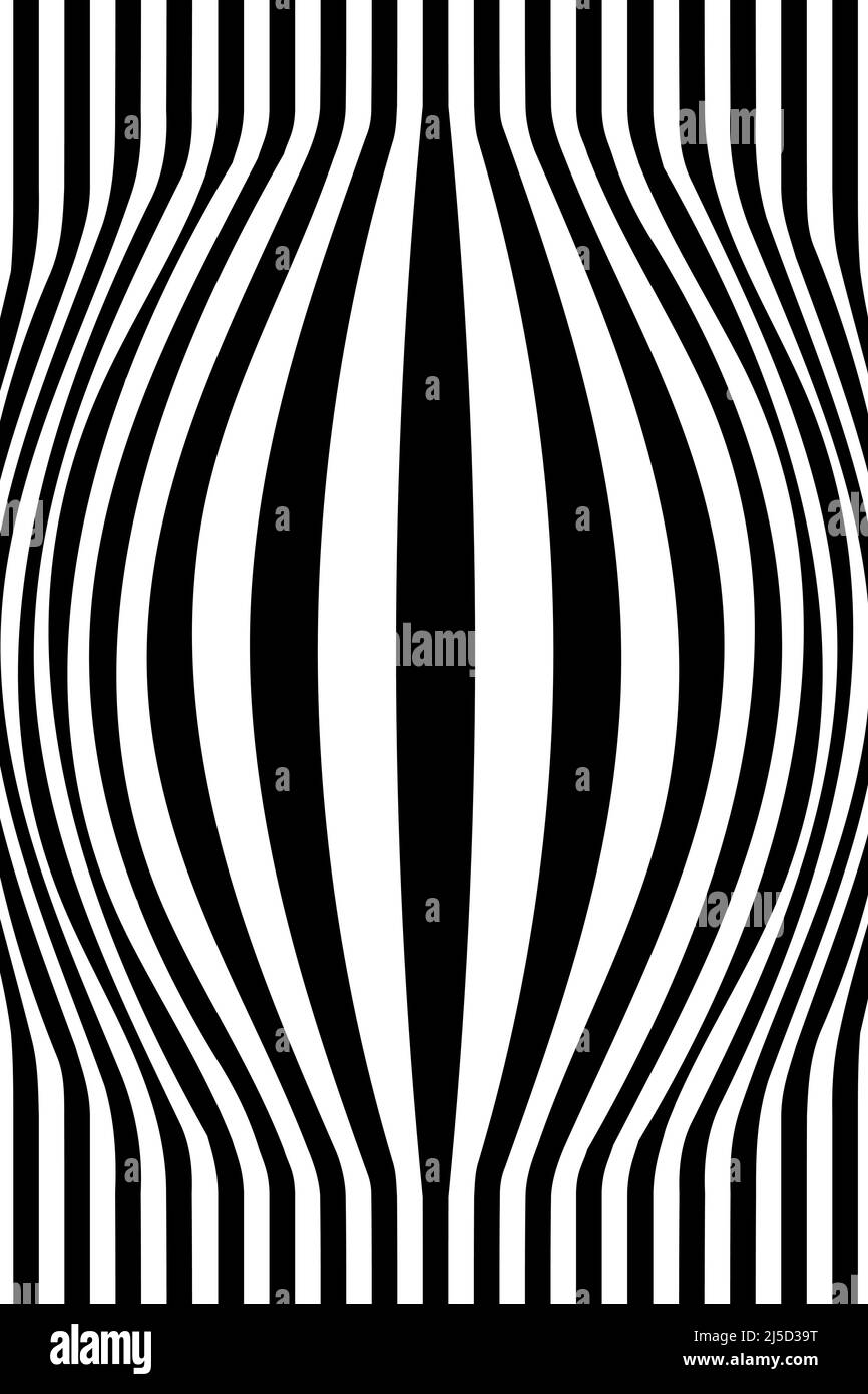 Op art illusion pattern. Distortion abstract background Stock Vector ...