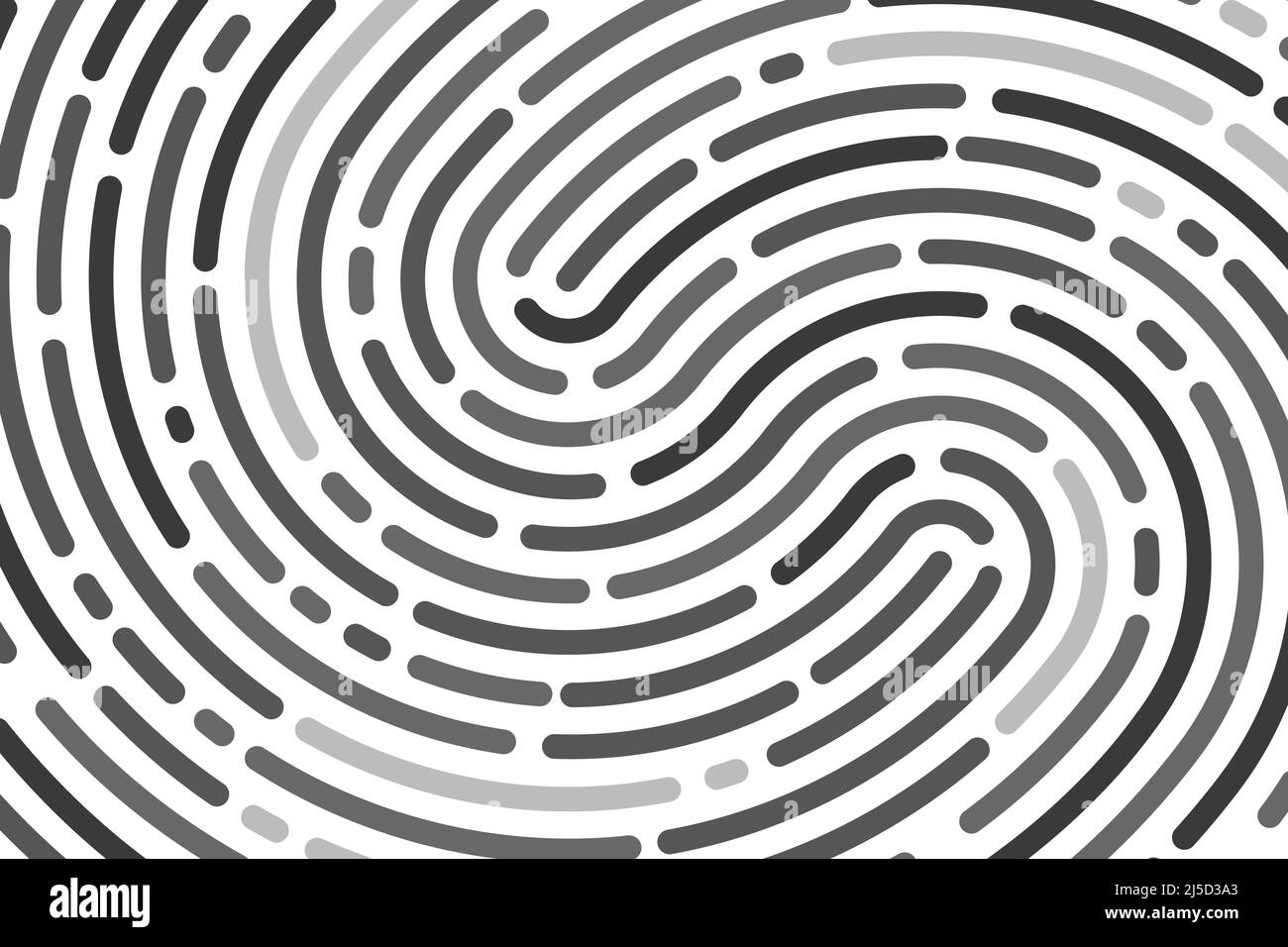 Fingerprint background, print, identification banner. Vector ...