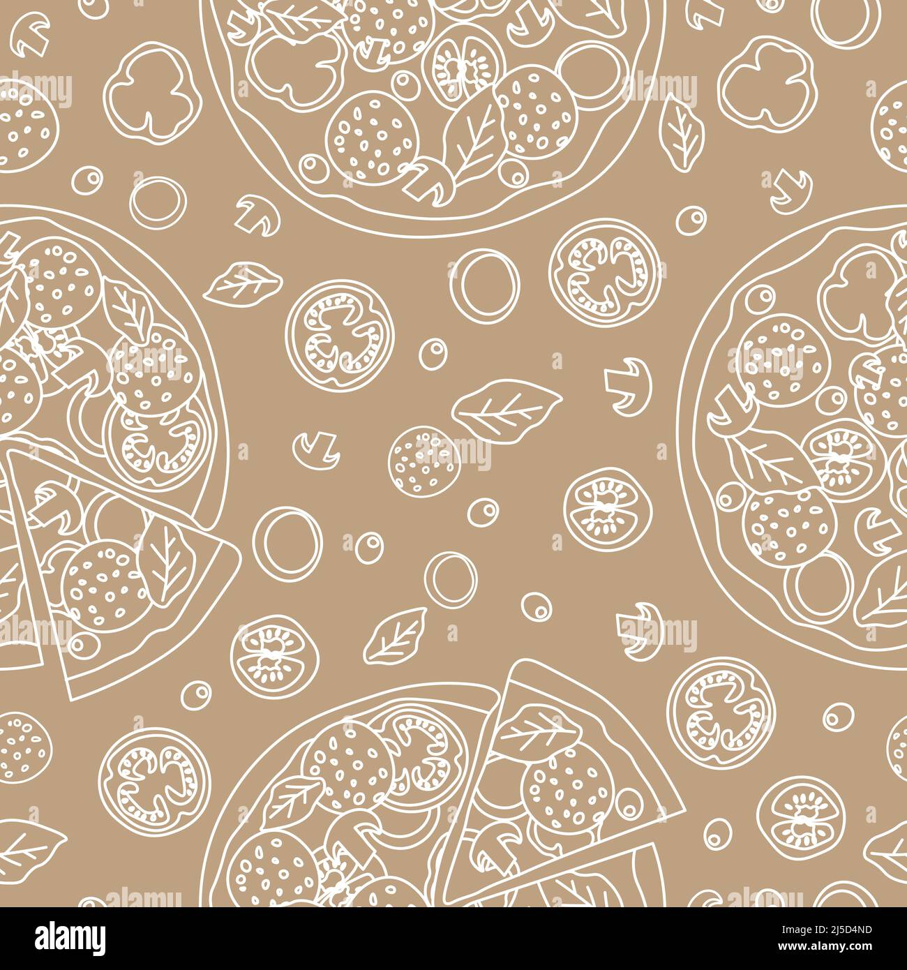 Trendy vector pizza pattern for pizzeria Stock Vector Image & Art - Alamy