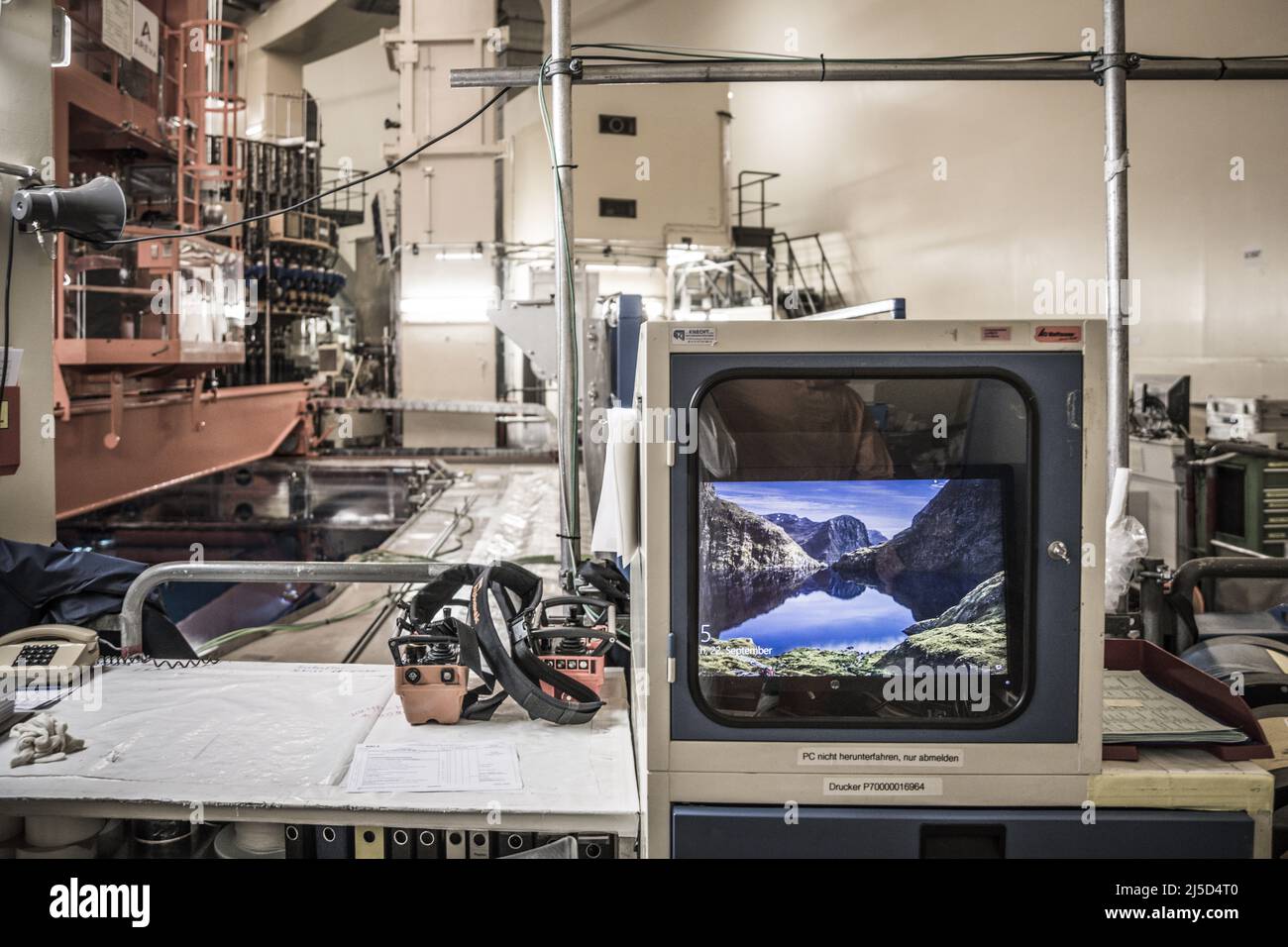 The nuclear power plant Isar 2 in Essenbach near Landshut, nuclear ...