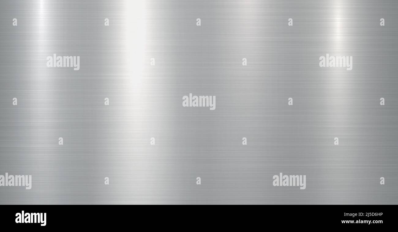 Stylish panoramic background silver steel metal texture - Vector ...