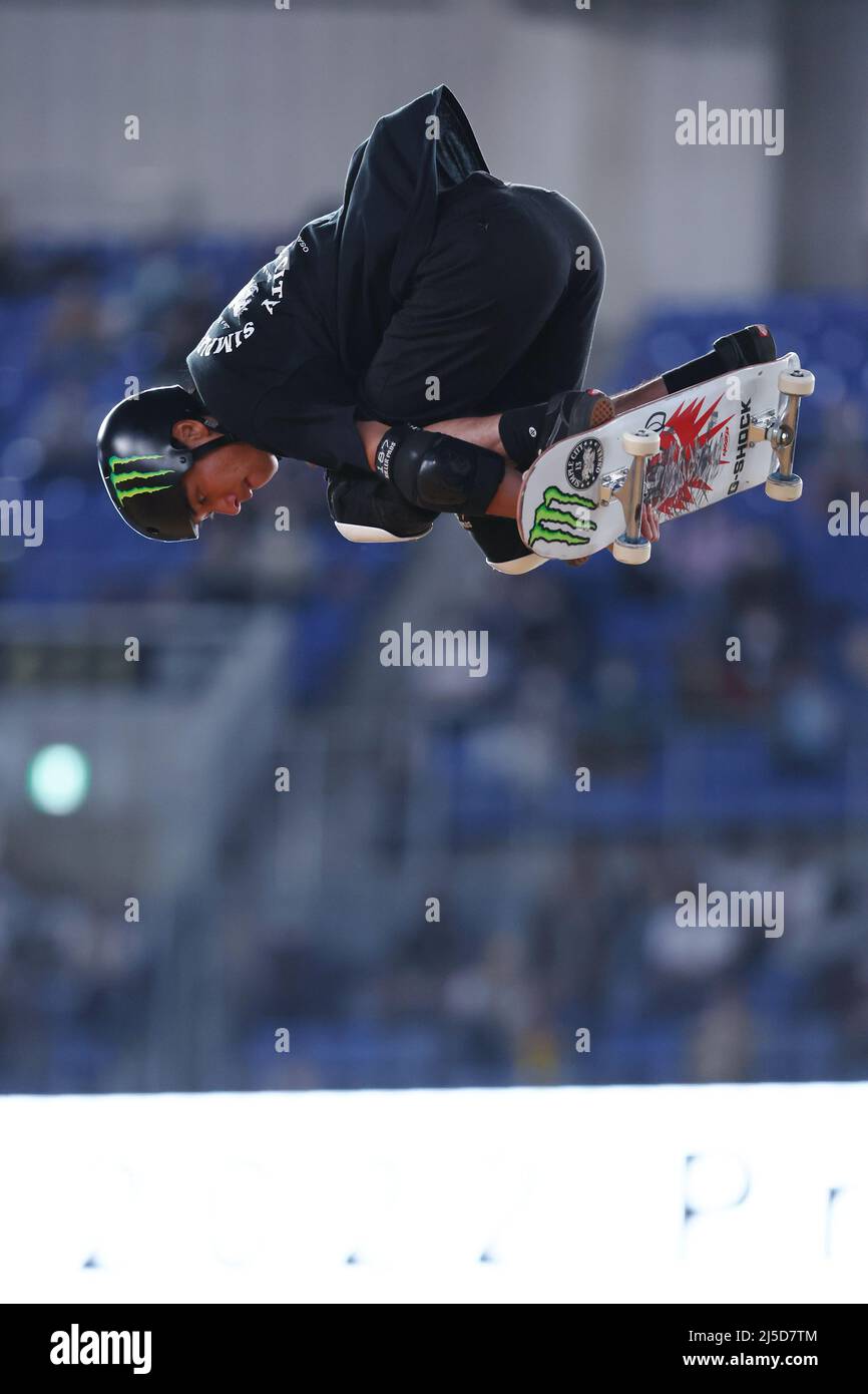 ZOZO Marine Stadium, Chiba, Japan. 22nd Apr, 2022. Moto Shibata (JPN ...