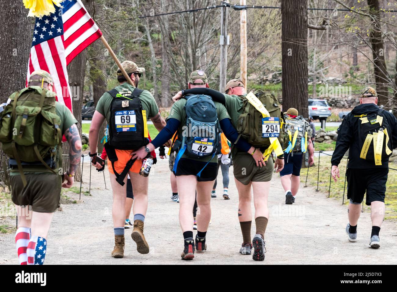 Tough Ruck marathon, event with military, first responders and ...