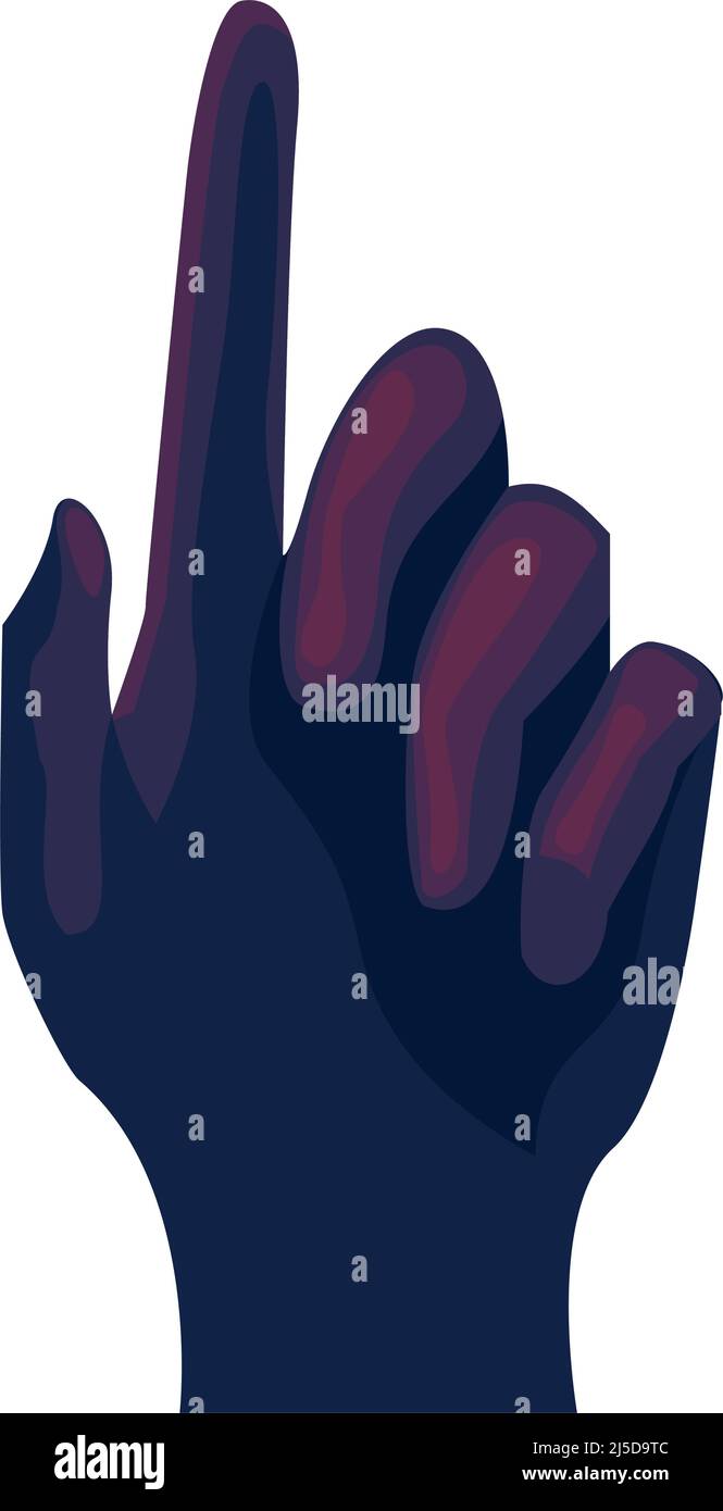 purple hand human touching Stock Vector Image & Art - Alamy