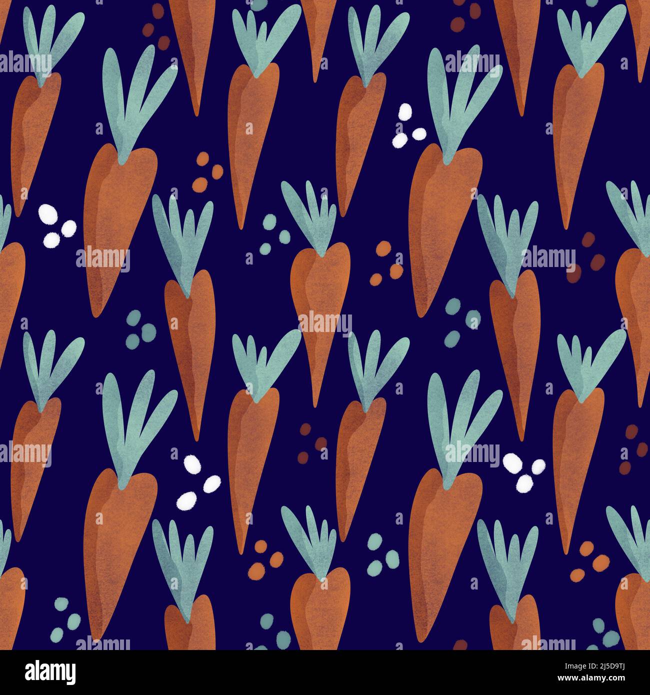 Easter seamless carrot pattern for fabrics and textiles and packaging ...