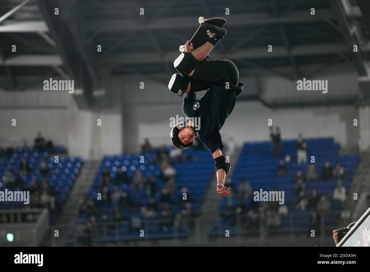 Chiba, Japan. 22nd Apr, 2022. Silver medalist Shibata Moto of Japan ...