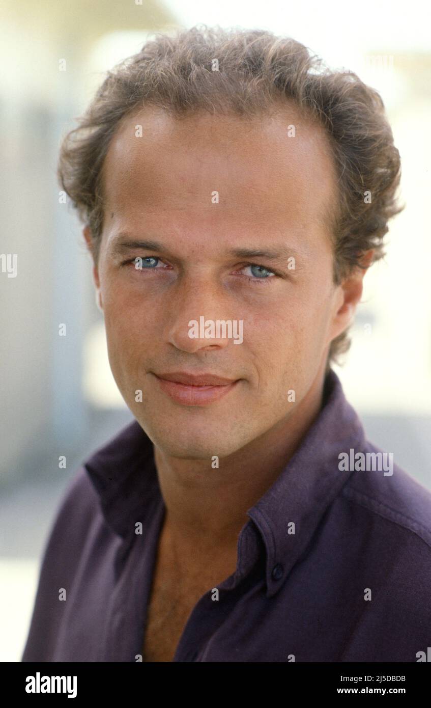 The French actor Laurent Malet. Portrait taken at the Deauville ...