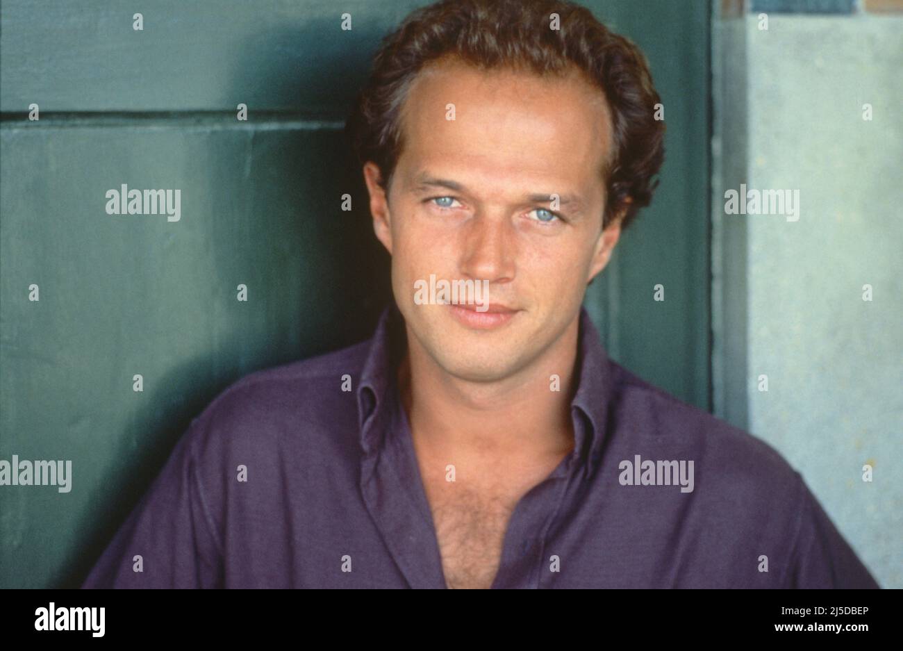 The French actor Laurent Malet. Portrait taken at the Deauville ...