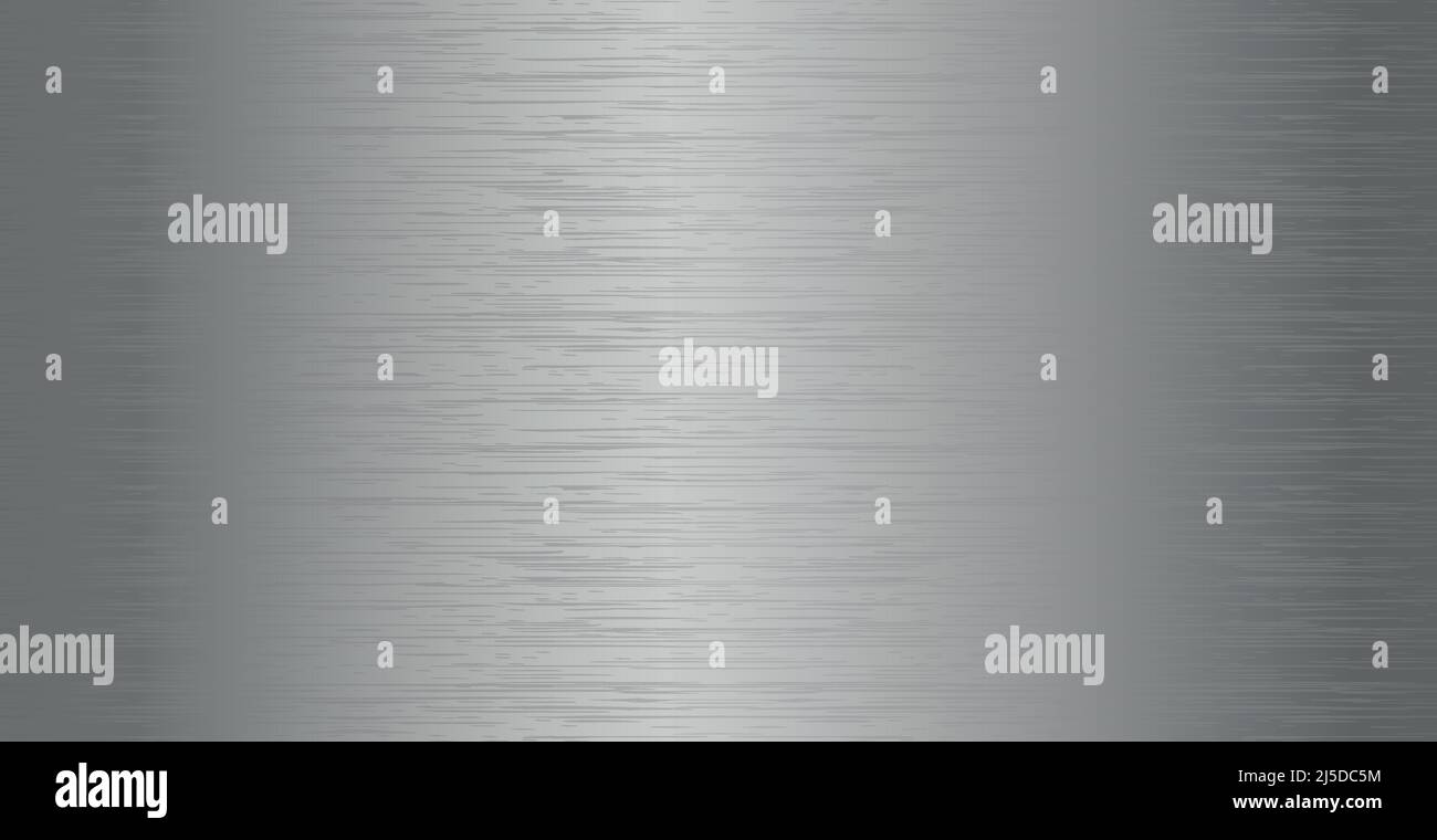 Panoramic background silver steel metal texture - Vector illustration ...