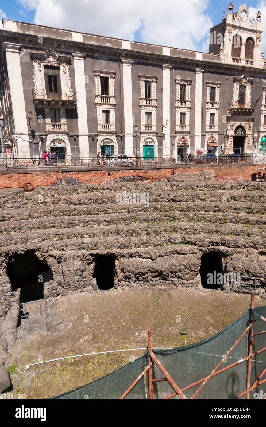 Amphitheatre of Catania is a Roman amphitheatre in Catania, Sicily ...