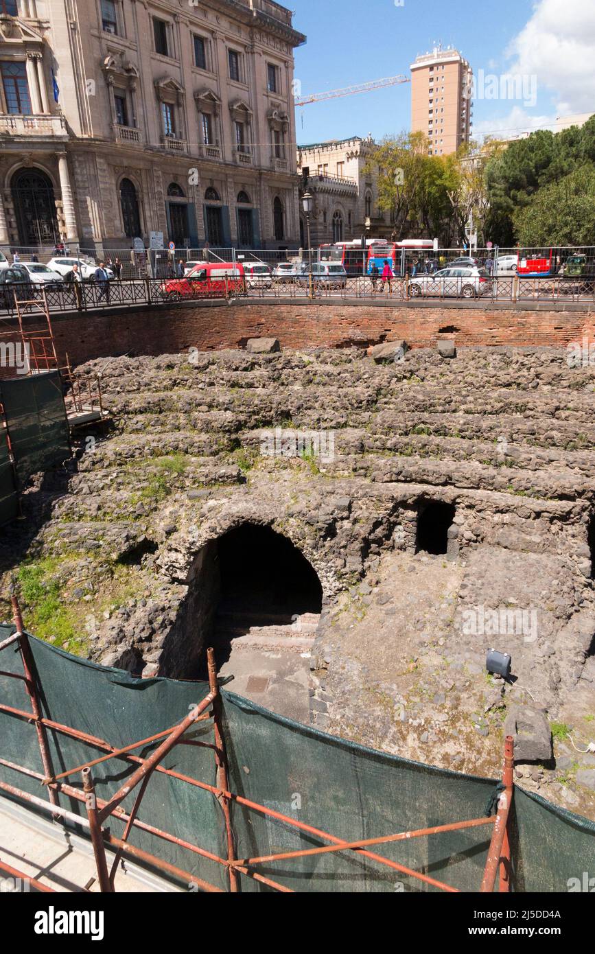Amphitheatre of Catania is a Roman amphitheatre in Catania, Sicily ...