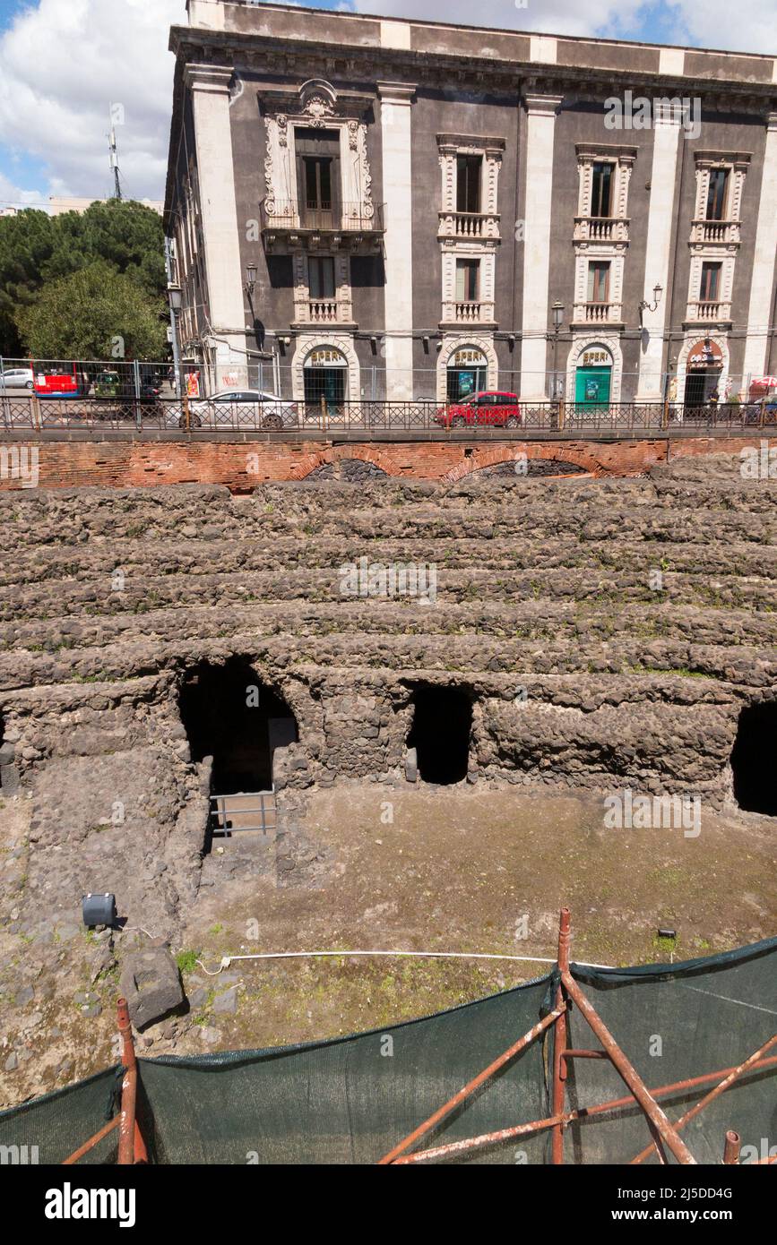 Amphitheatre of Catania is a Roman amphitheatre in Catania, Sicily ...