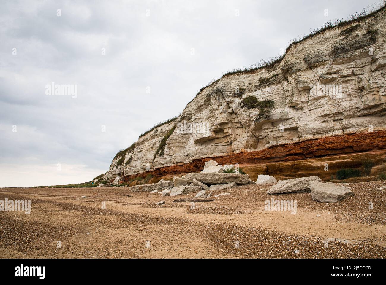 The iconic lighthouse at Old Hunstanton at sunset Stock Photo - Alamy