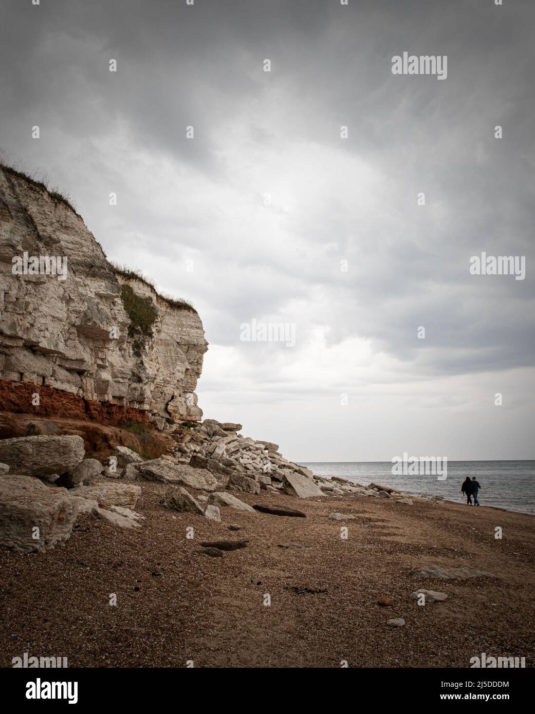 The iconic lighthouse at Old Hunstanton at sunset Stock Photo - Alamy