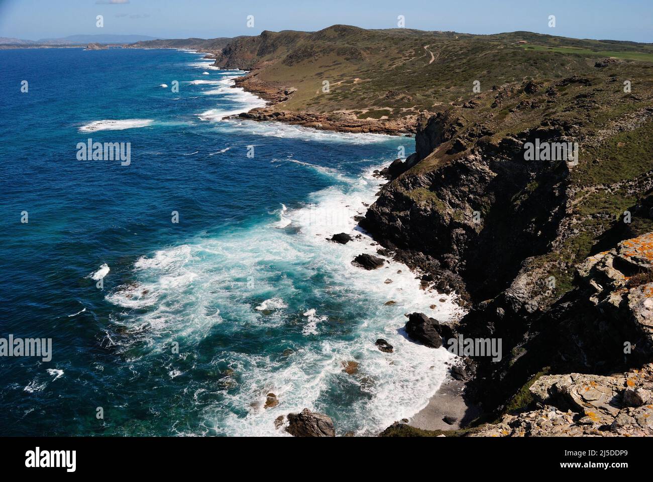 View of Nurra coast from Punta Furana Stock Photo - Alamy