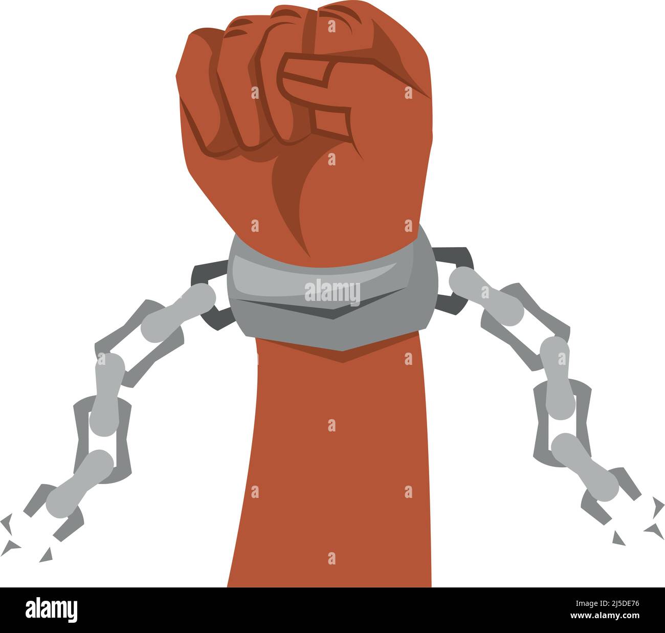 Cartoon Broken Chains