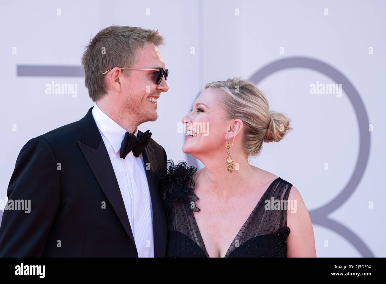 Venice, Italy, September 2, 2022 - Kirsten Dunst and her brother ...