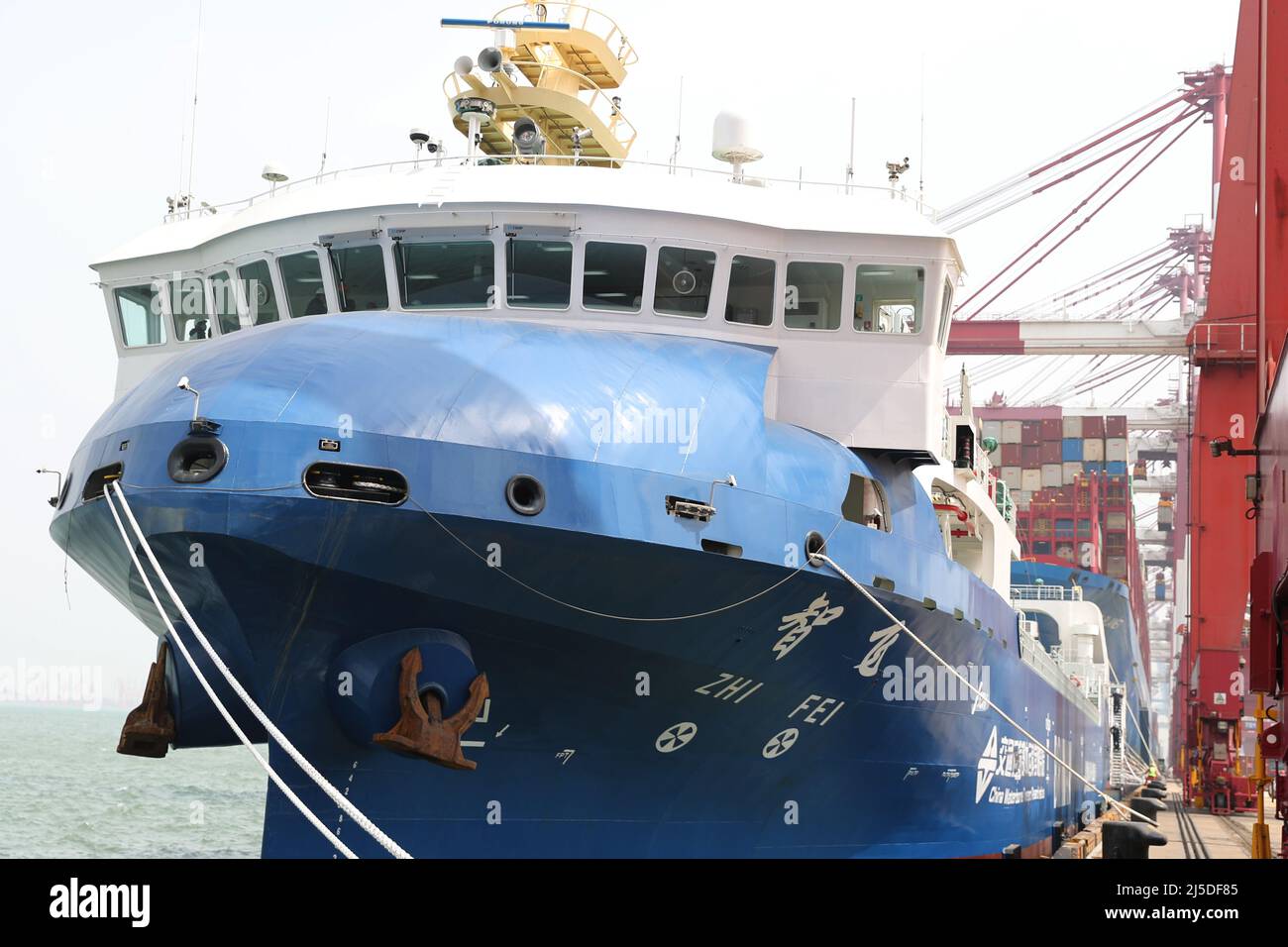 QINGDAO, CHINA - APRIL 22, 2022 - China's self-developed intelligent ...