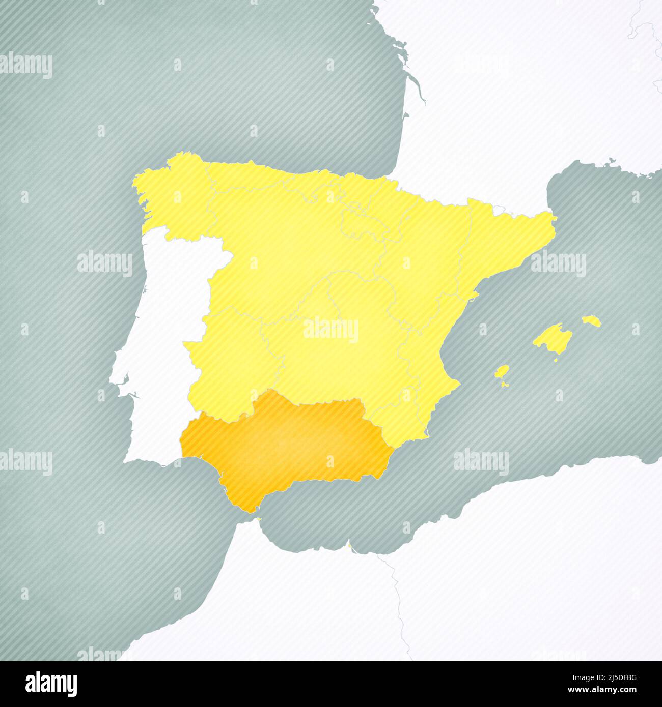 Andalusia map hi-res stock photography and images - Alamy