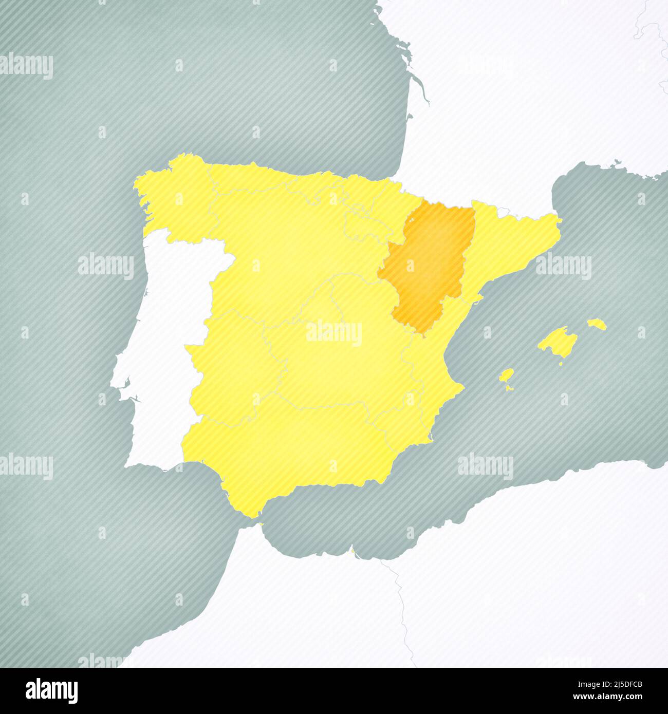 Map of iberia hi-res stock photography and images - Alamy