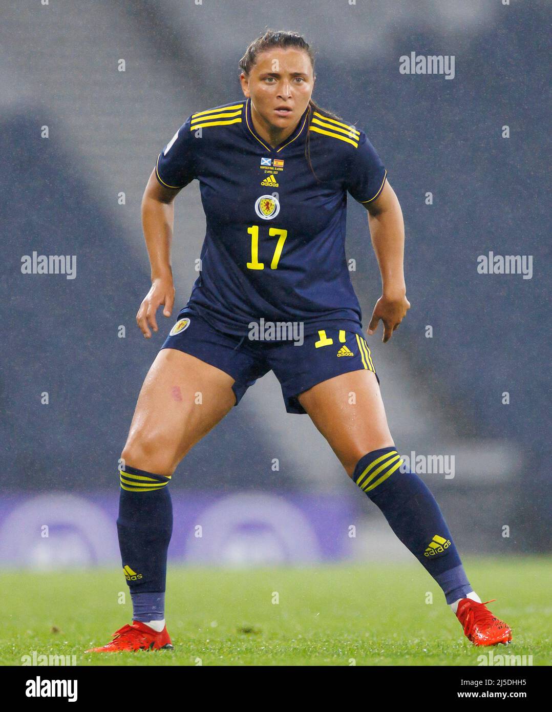 Scotland's Abi Harrison during the Women's FIFA World Cup Qualifying ...
