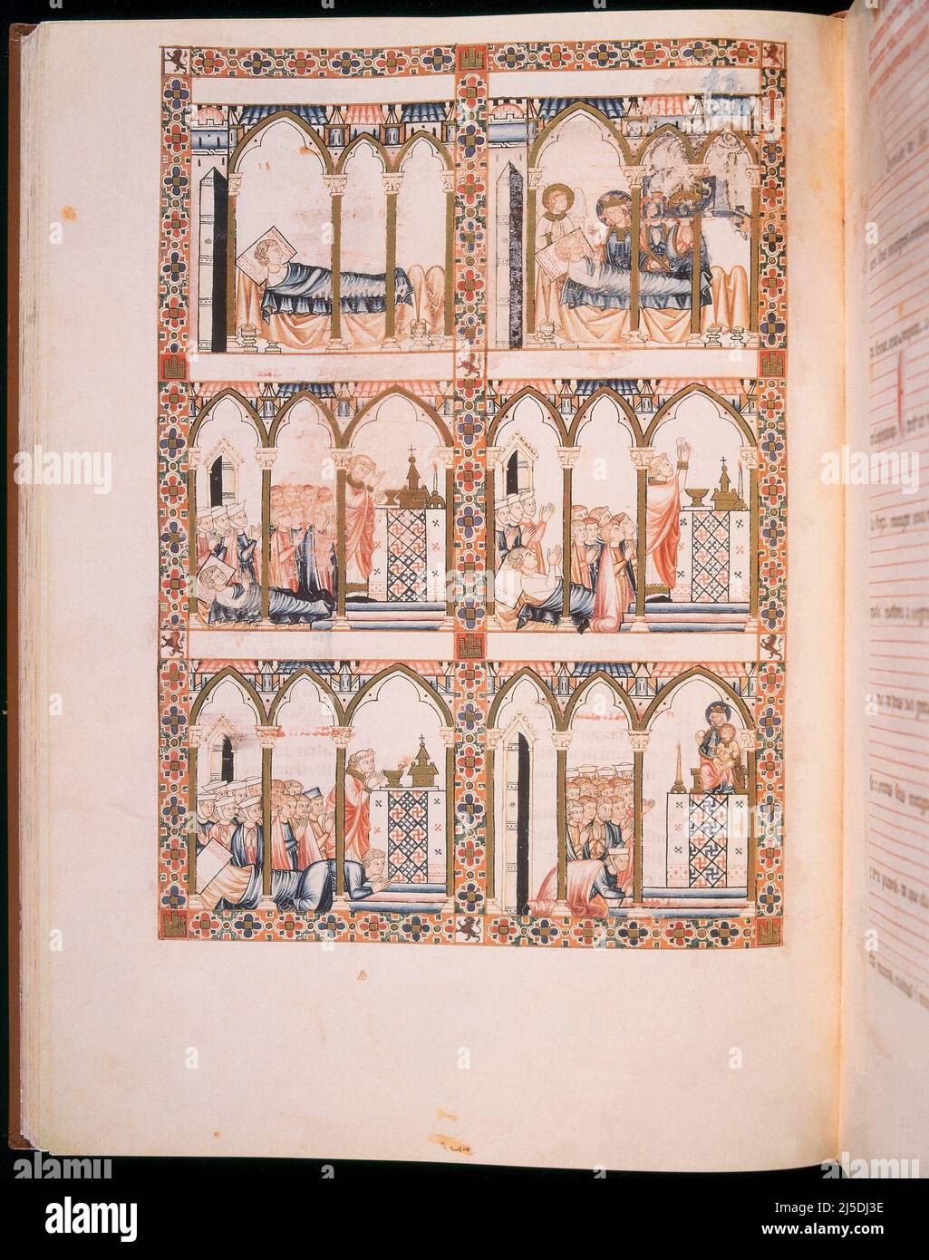 MS B.R.20- CANTIGA STA MARIA Nº263-F90V-VIRGEN CURA A PARALITICO EN ...