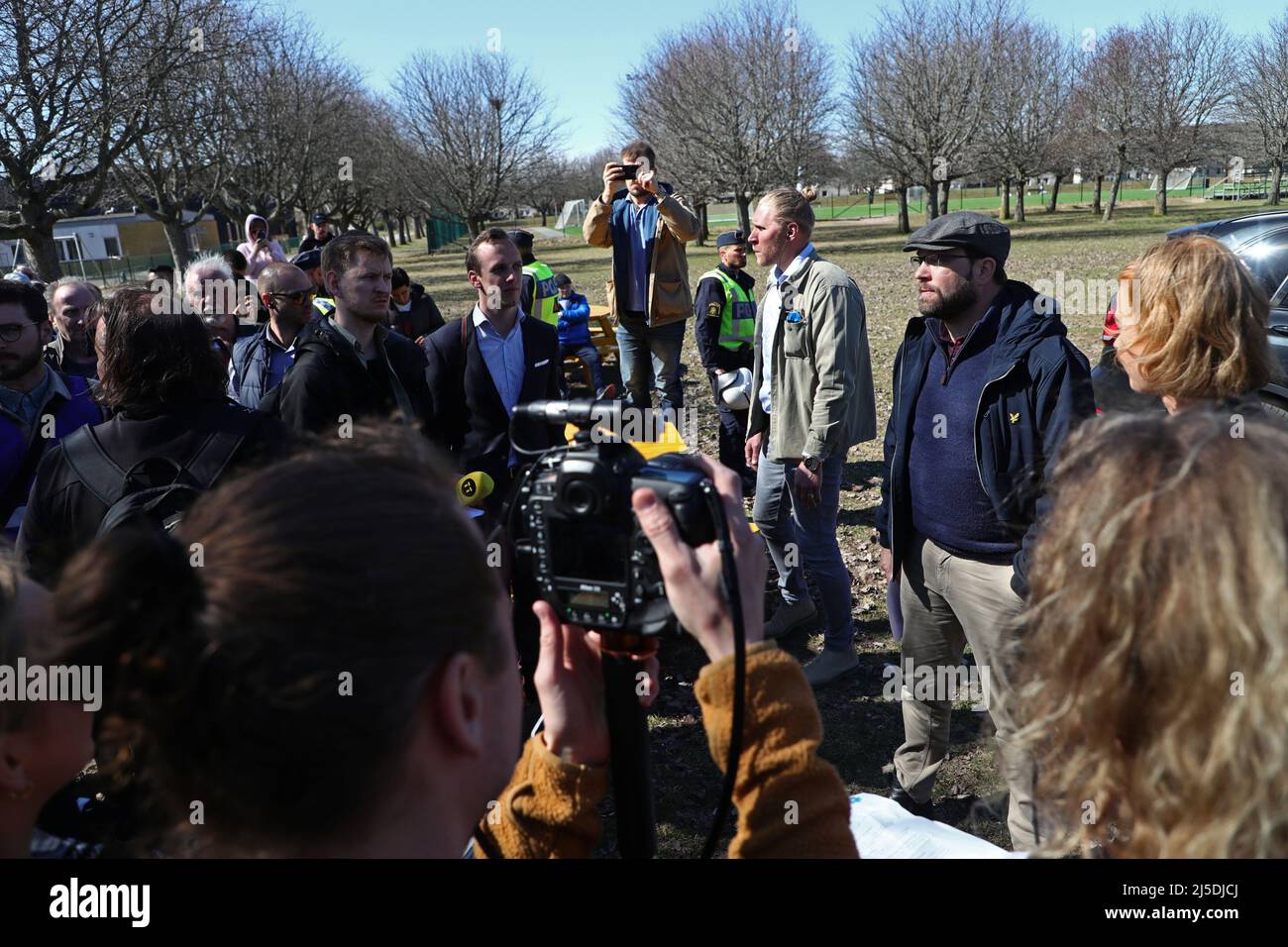 After the riots of the Easter weekend, Jimmie Åkesson, party leader for ...