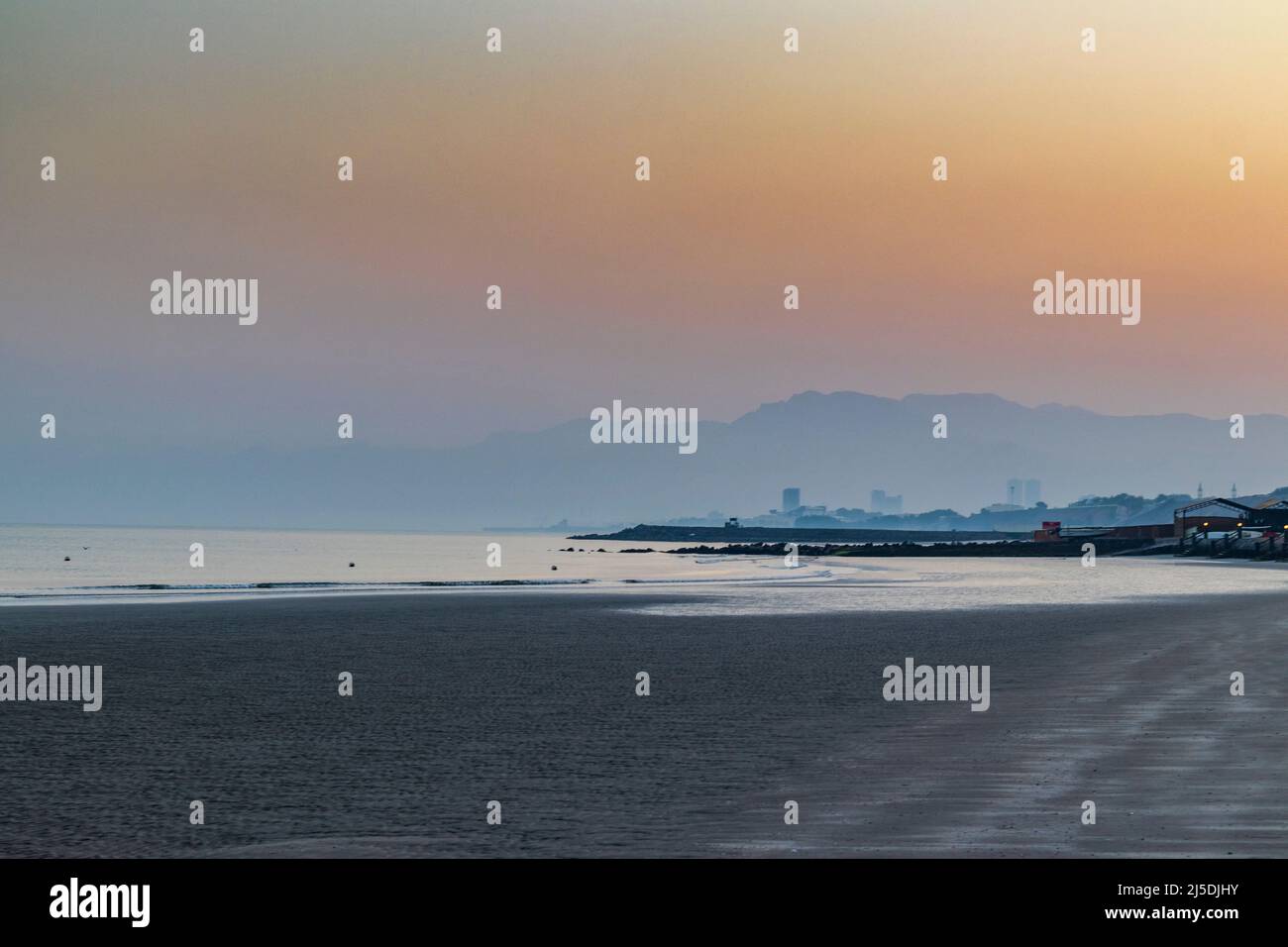Early morning hour by the beach Stock Photo - Alamy