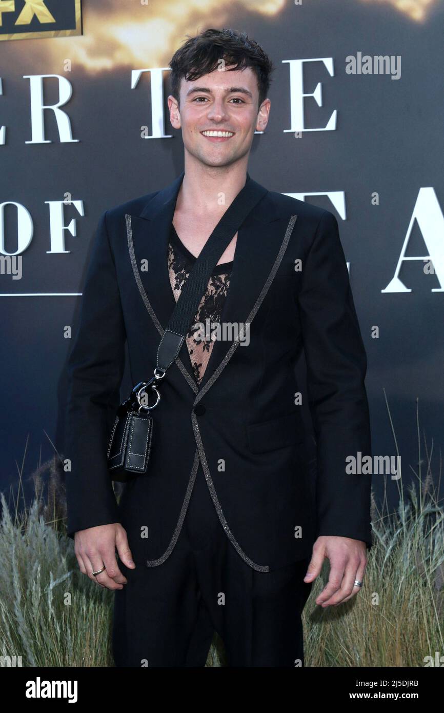 Tom Daley at the FX's Under The Banner of Heaven TV Series Premiere at ...