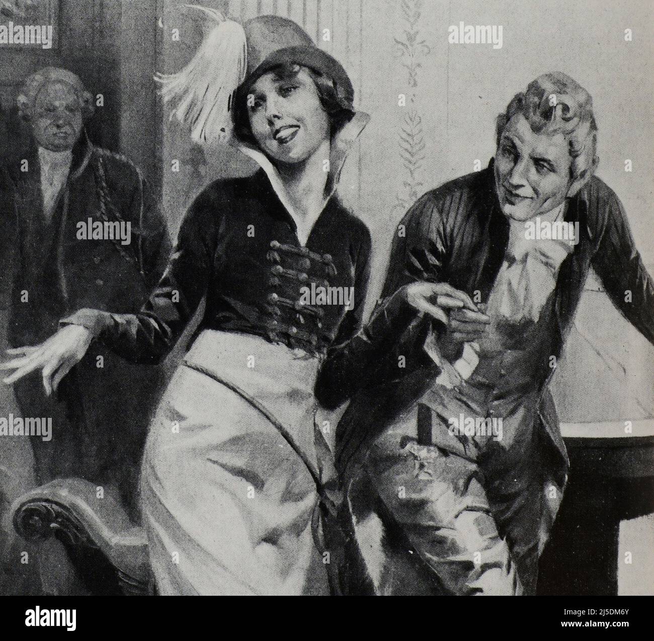 Eng translation : " THE LESSON, OF MAINTAINING MADAME SANS-GÈNE ...