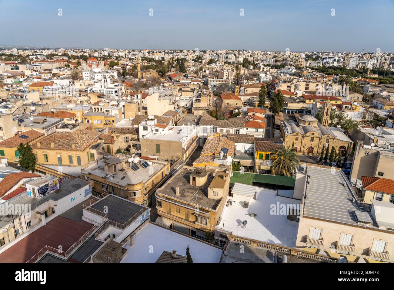 Aerial view cityscape nicosia cyprus hi-res stock photography and ...