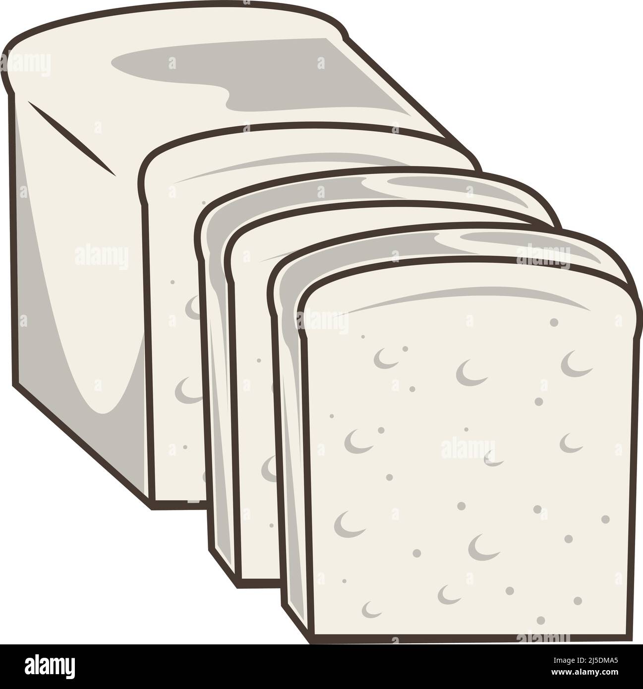 bread toast slices coloring Stock Vector Image & Art - Alamy