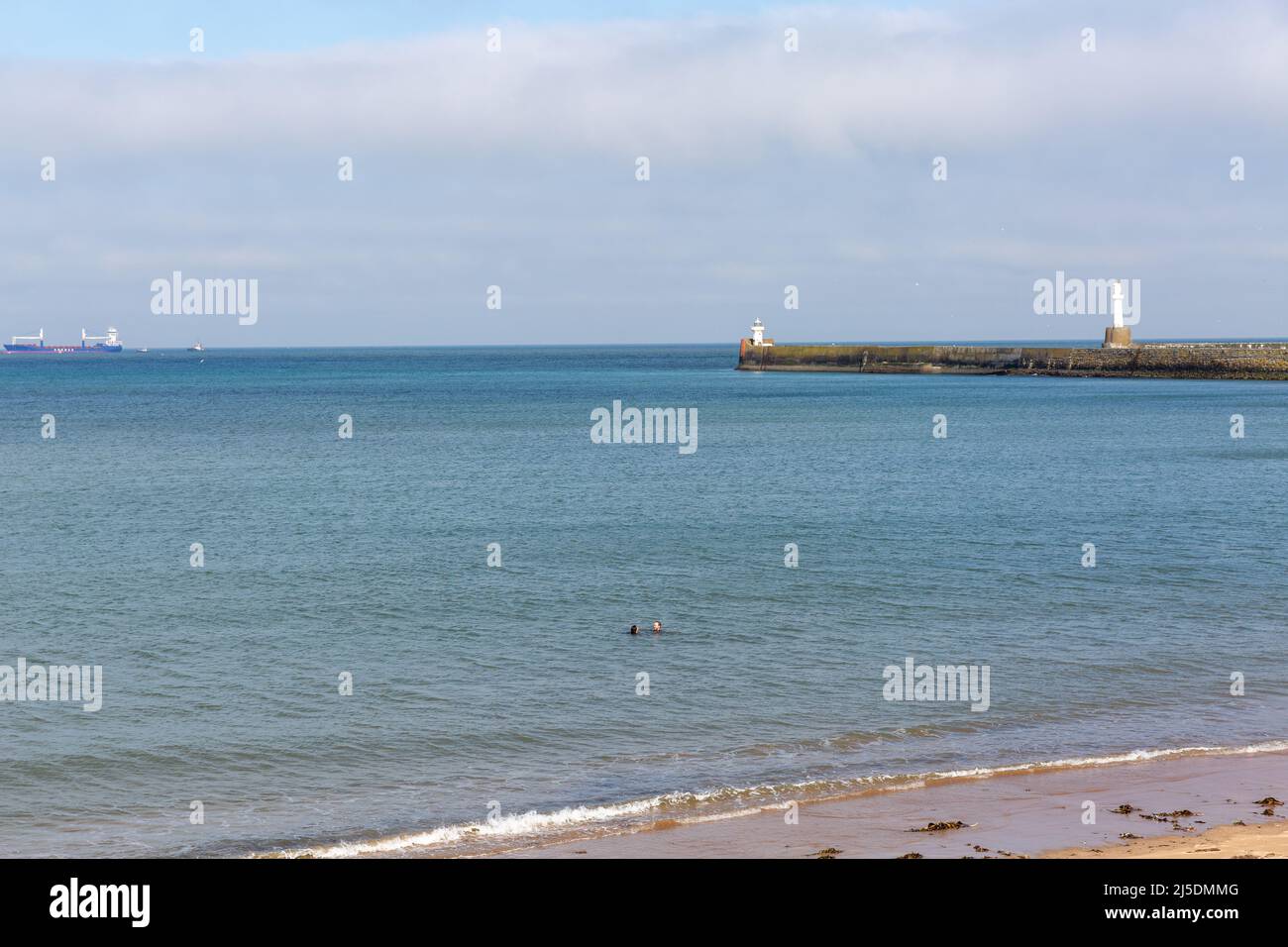 Aberdeen Harbour Scotland Stock Photo - Alamy