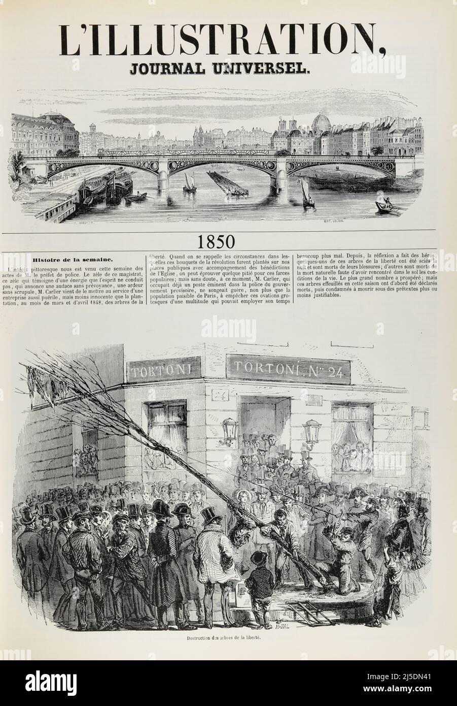 Front page - Extract from "L'Illustration Journal Universel" - French ...