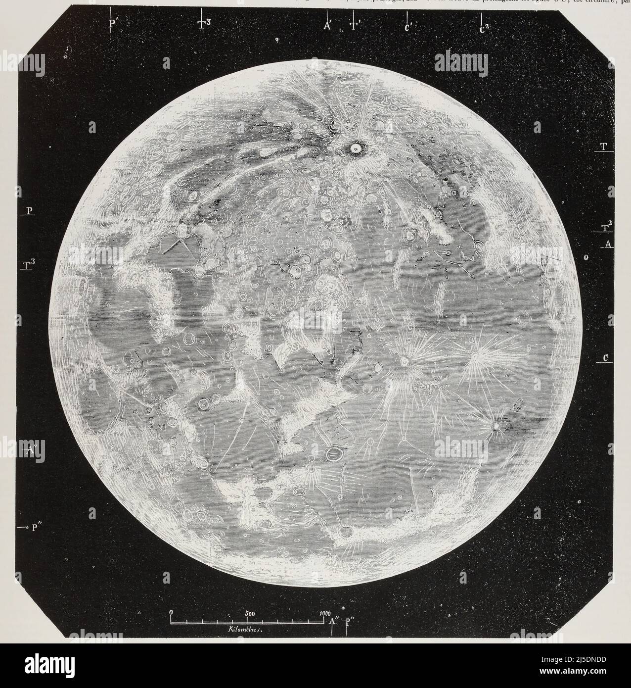 Eng translation : " Aspect of the full moon " - Original in french ...