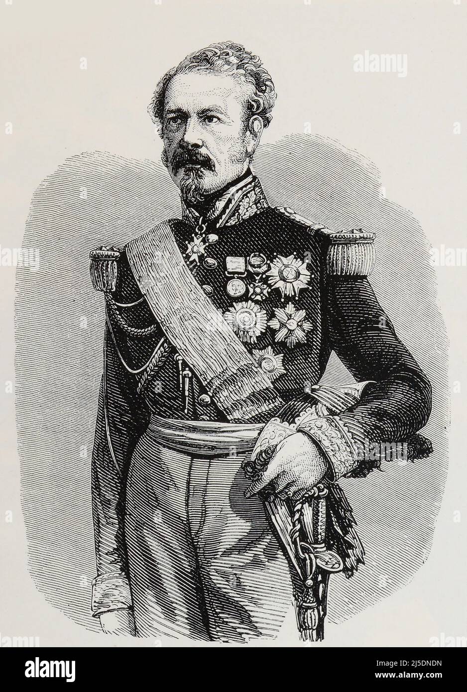 Eng translation : " GENERAL NIEL, appointed Marshal of France at the ...