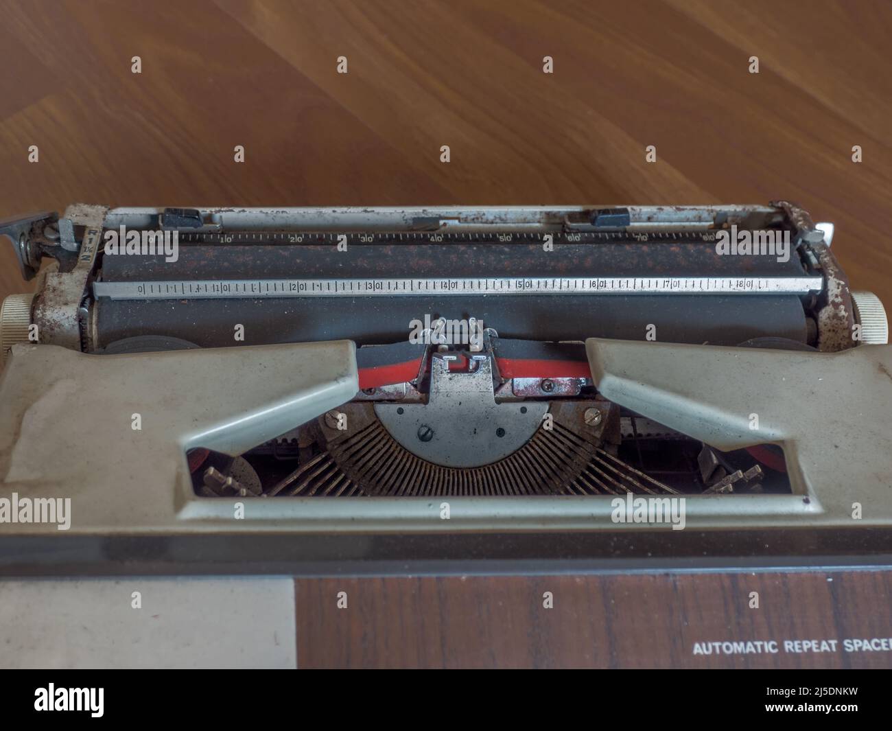 04 09 2022 Close-Up High Angle View Of Old Weathered Machine Part Retro ...