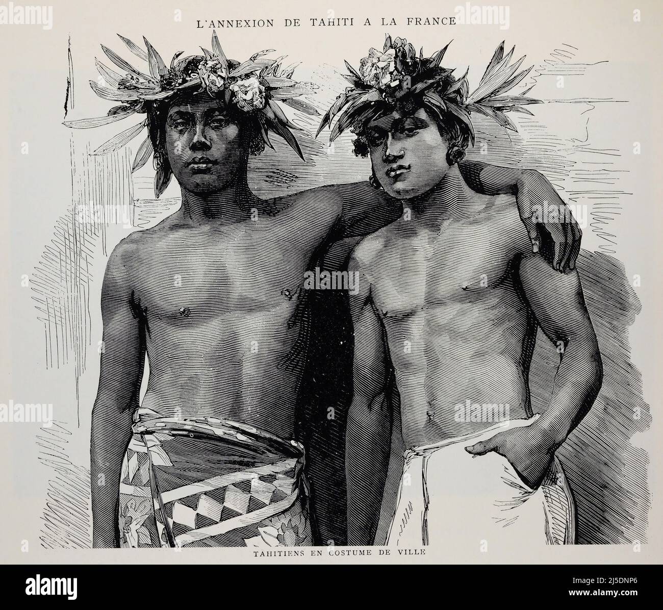 Eng Translation The Annexation Of Tahiti To France Tahitians In