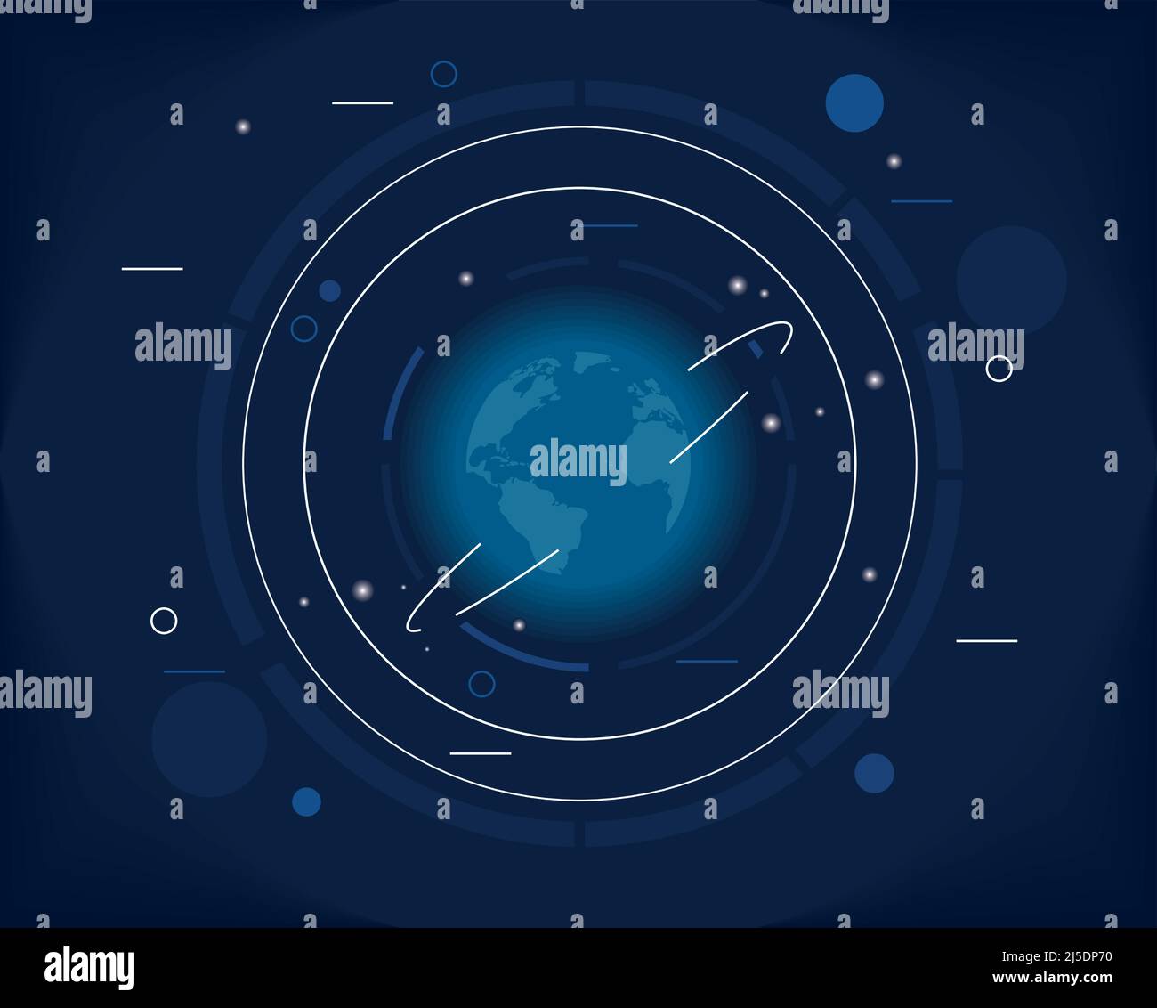 earth planet tech background Stock Vector Image & Art - Alamy