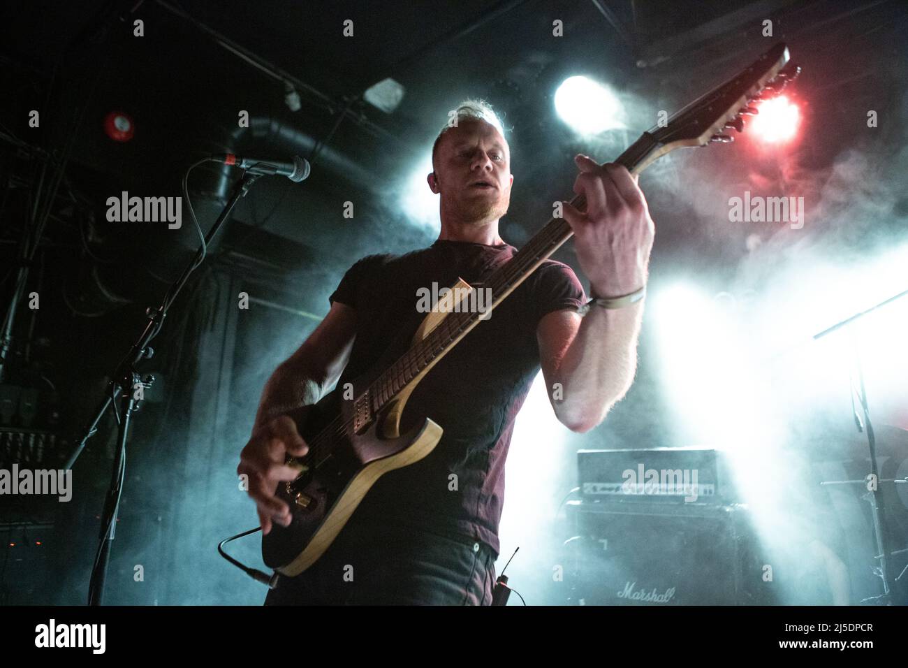 Oslo, Norway. 17th, April 2022. The British death metal band Dyscarnate ...