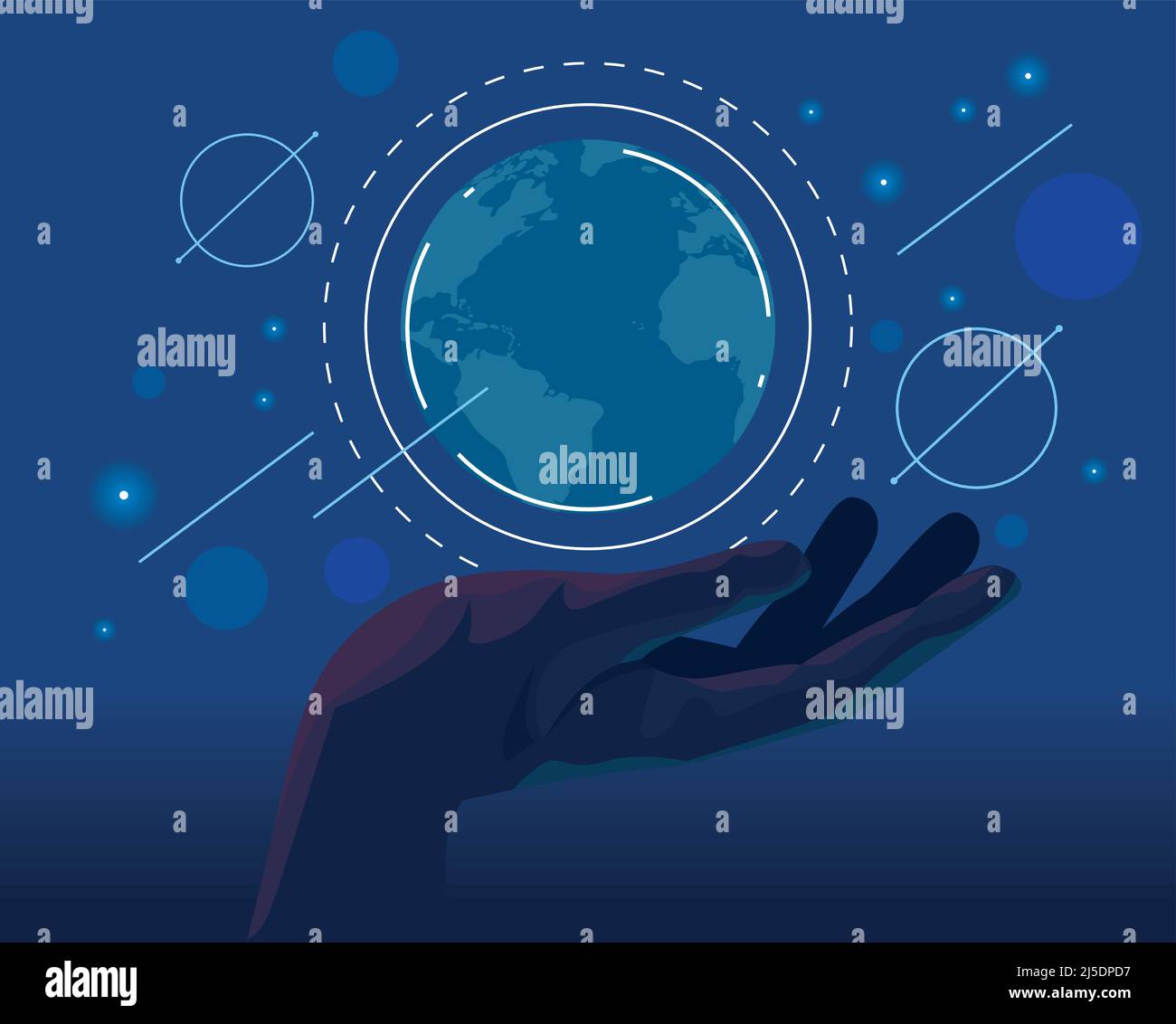 Planet eart Stock Vector Images - Alamy